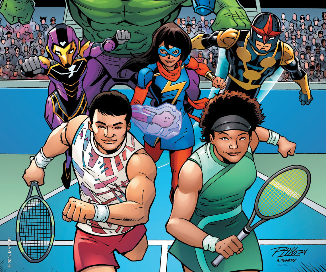 US Open: Marvel and USTA join forces to highlight tennis 'super heroes ...