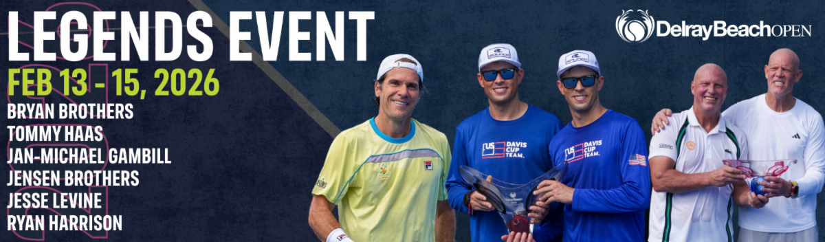 Hall-of-Famers Bob and Mike Bryan Lead Delray Beach Open Legends on FA ...